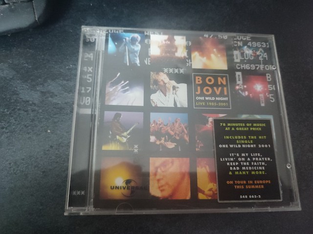 цд страни bon jovi - one wild night