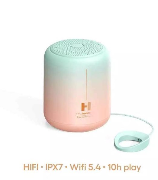 REMAX RB-H1 Pink/green Blue Sky Mirror Portable Wireless Speaker