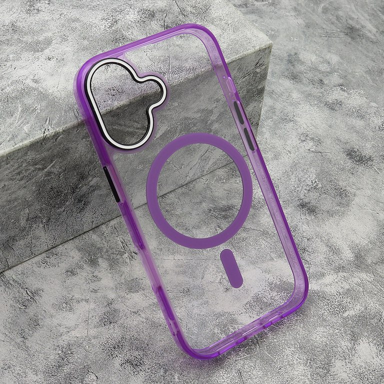 Futrola COLOR RING MagSafe za iPhone 17 ljubicasta (MS)