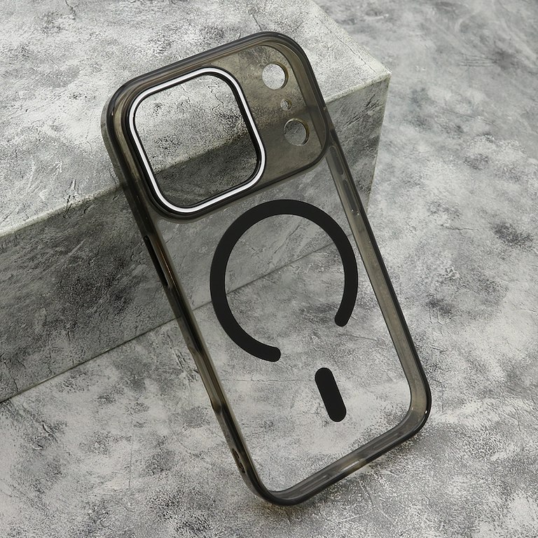 Futrola COLOR RING MagSafe za iPhone 17 Pro crna (MS)