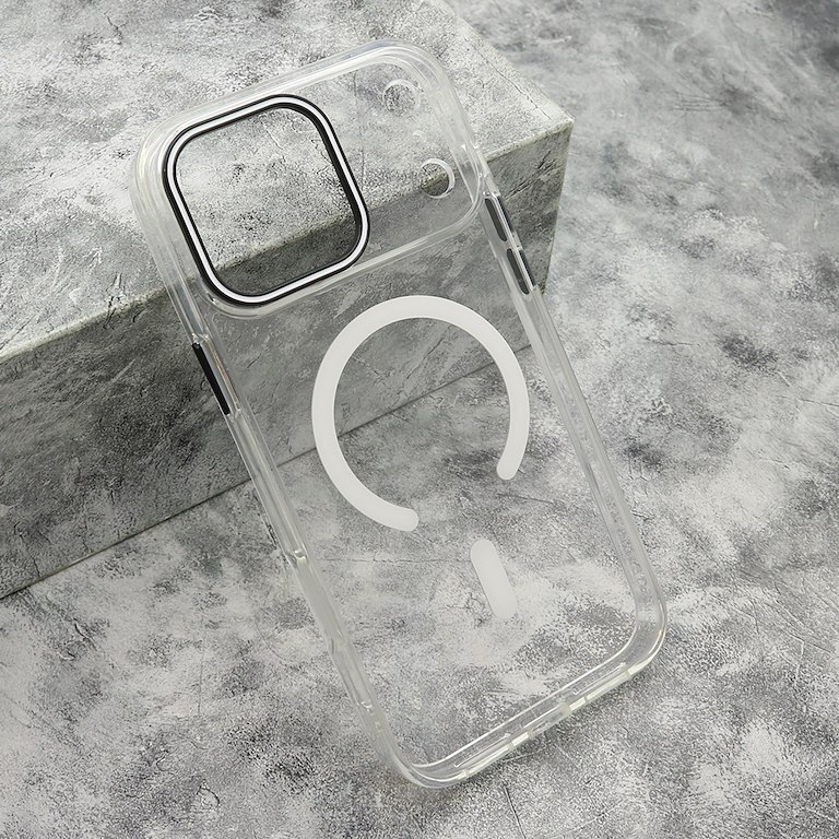 Futrola COLOR RING MagSafe za iPhone 17 Pro Max (6.9) bela (MS)