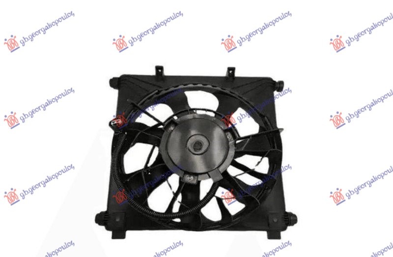 VENTILATOR KLIME LEVI (330mm) TESLA MODEL S (2012-) (OEM: 600761400C, 600761400D)