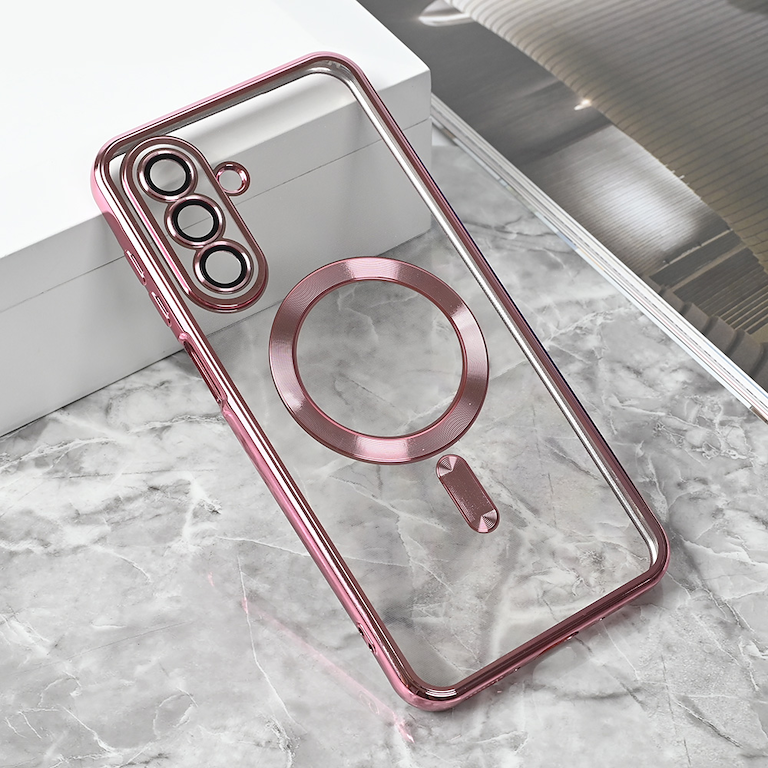 Futrola Magsafe Lux za Samsung A175 Galaxy A17 roze