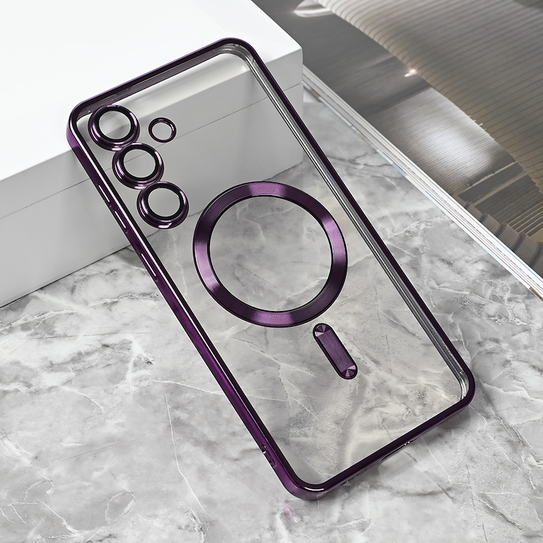 Futrola Magsafe Lux za Samsung S731B Galaxy S25 FE ljubicasta