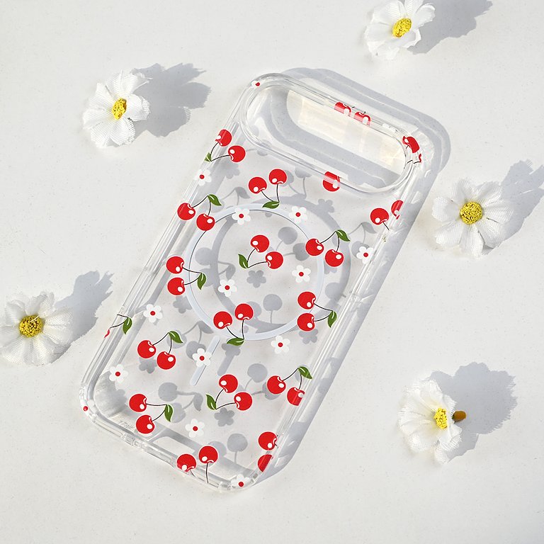 Futrola print Magsafe za iPhone 17 Air Cute Cherries