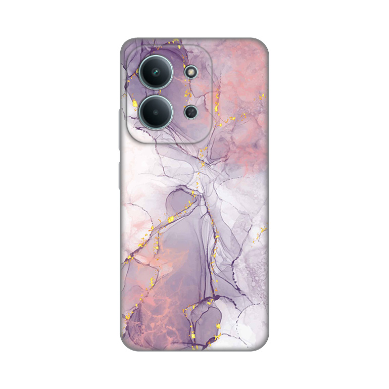 Silikonska futrola print za Xiaomi Redmi 15C 4G Pink Marble
