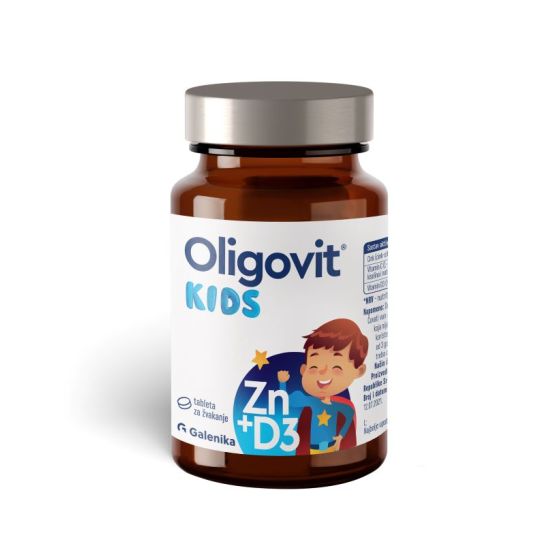 Oligovit® Kids Zn+D3 60 tableta za žvakanje