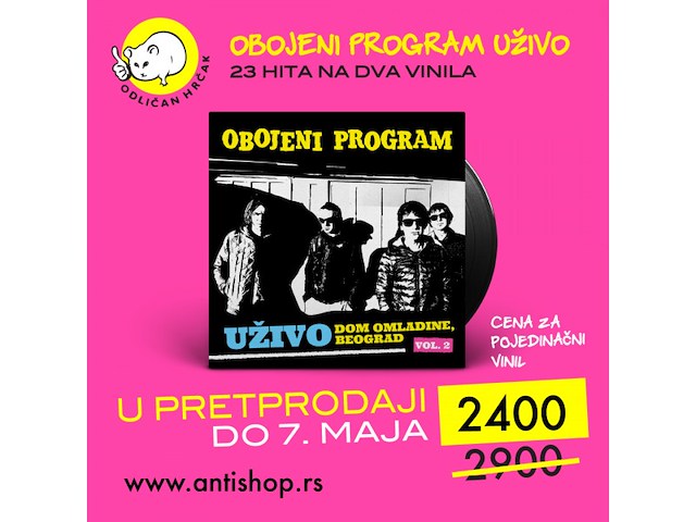 OBOJENI PROGRAM - LIVE VOL 2
