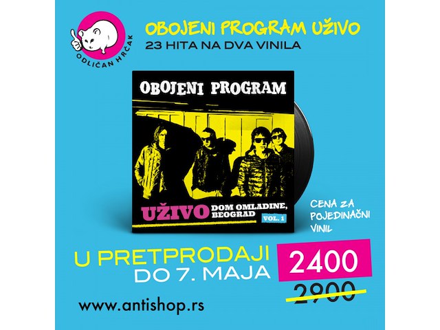 OBOJENI PROGRAM - LIVE VOL 1
