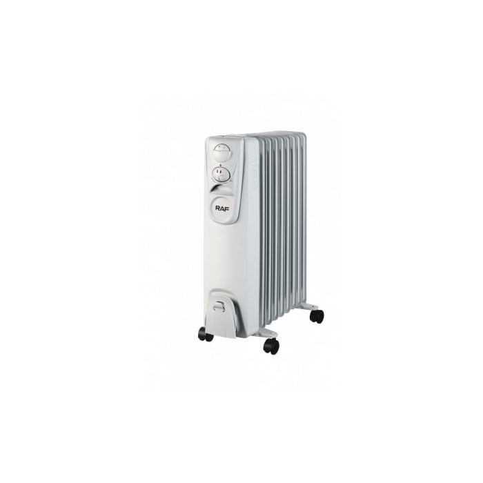 RAF Uljani radijator 9 rebara beli 2000w