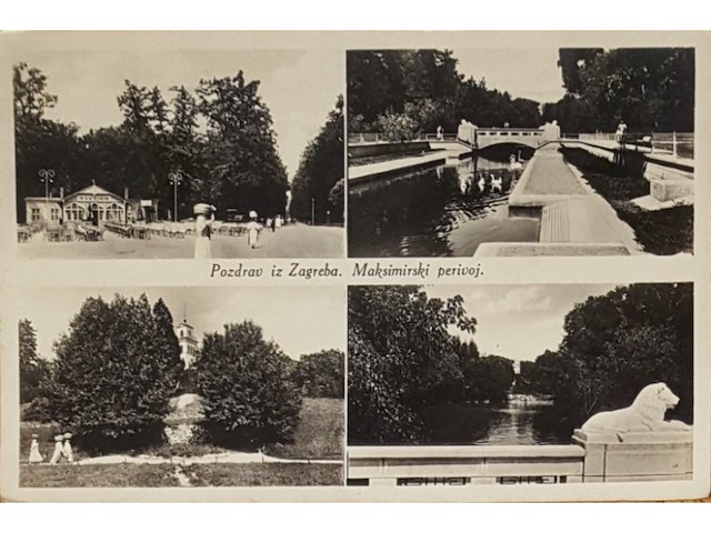 Razglednica `ZAGREB` Kraljevina Jugoslavija