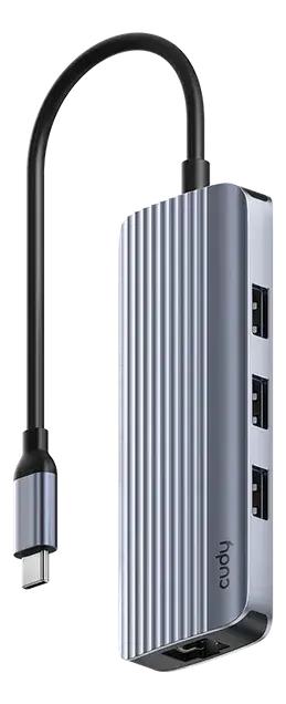 Cudy USB-C HUB UH606 sa Gigabit Ethernet portom, 6-u-1