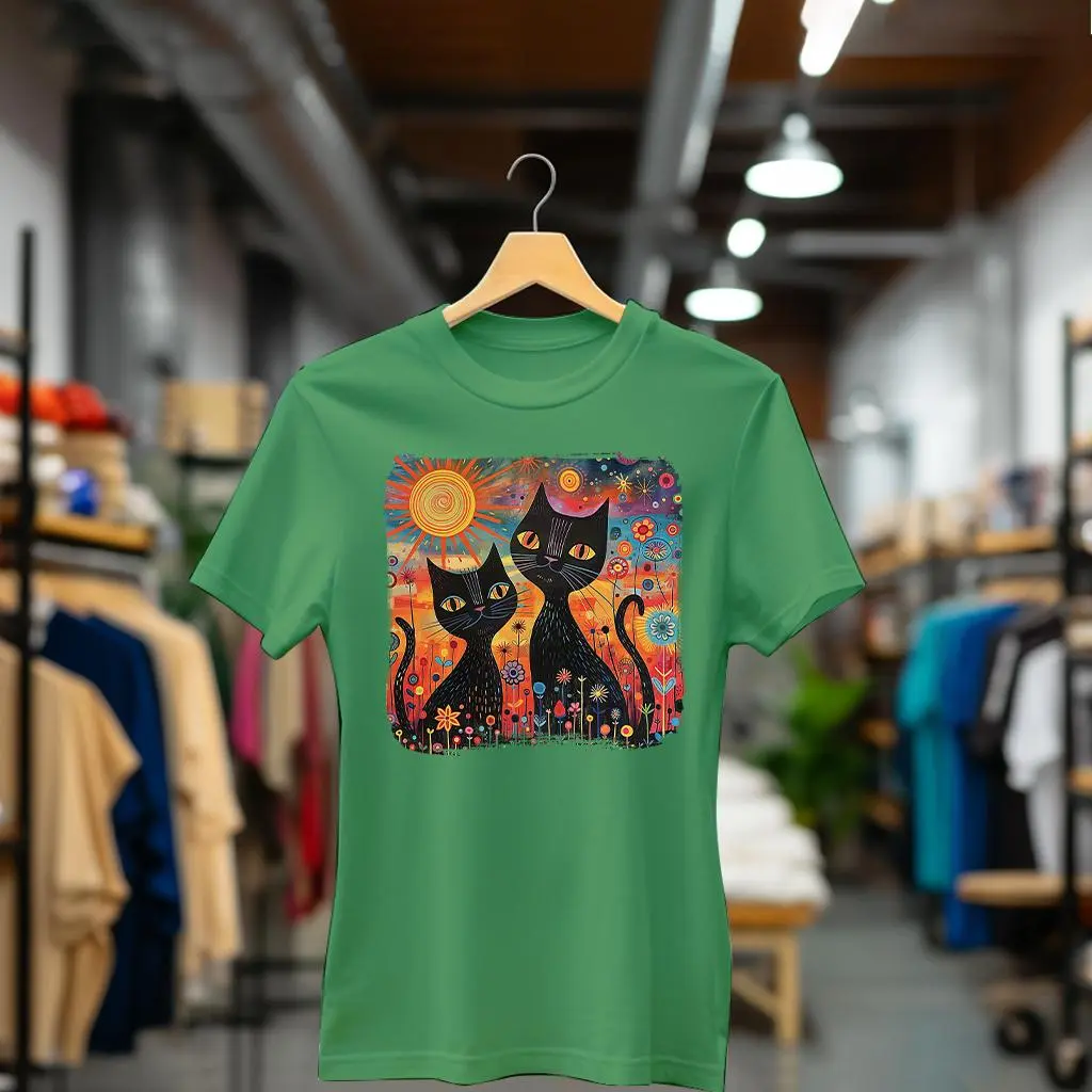 Camiseta Majica sa štampanim printom Cam 304, Ženska, Zelena