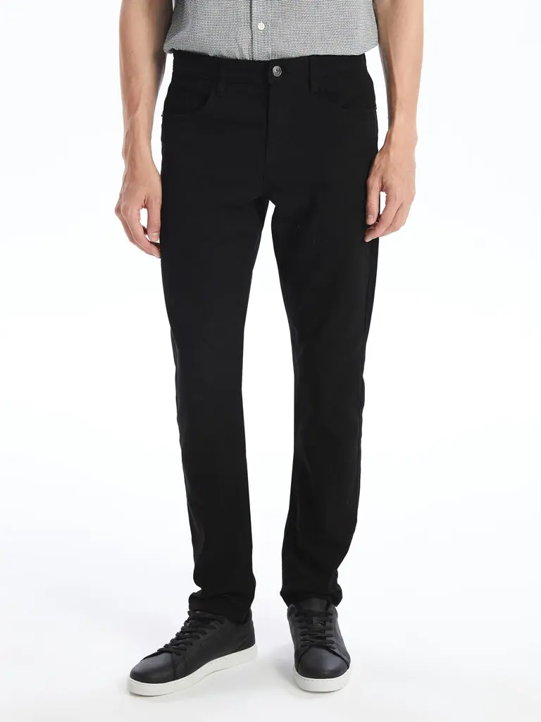 LC Waikiki Muške pantalone W51789Z8-CVL, Crne