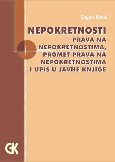 Nepokretnosti, stvarna prava na nepokr., promet prava i upis u javne knjige