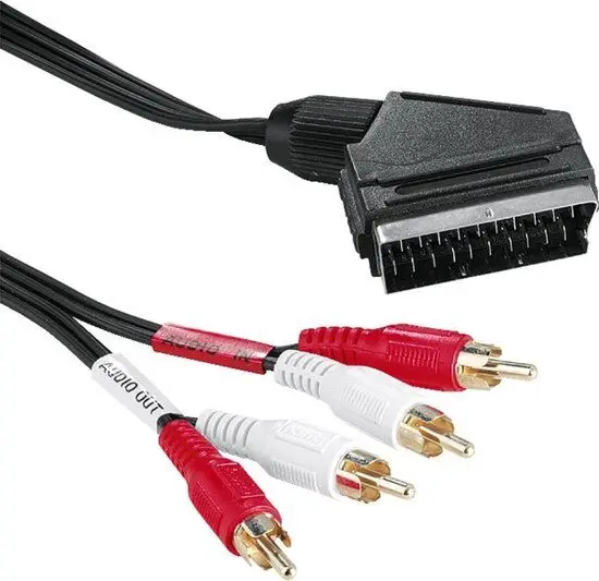 Skart audio kabl na 4 činča, 1.5m