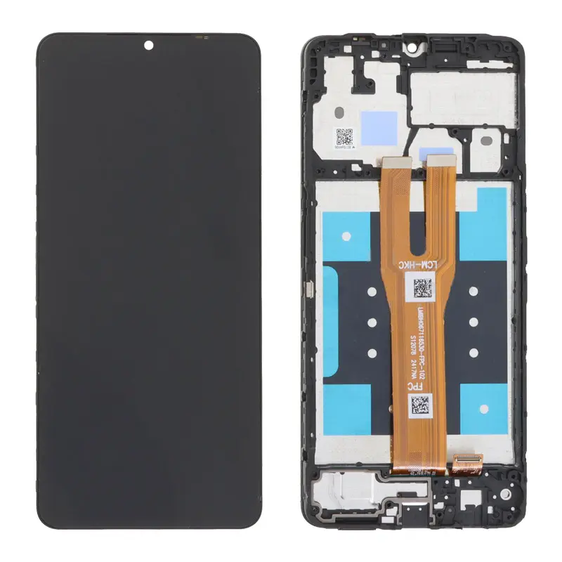 LCD za Samsung A06/ A065 + Touch Screen crni WITH FRAME FULL ORG (China)