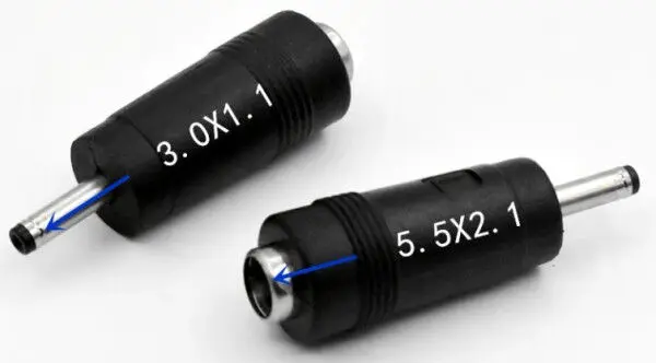 GMB DC konektor NPC-5.2x2.5mm 3.0x1.1mm, 20V, Crni