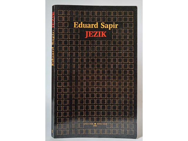 JEZIK: Eduard Sapir