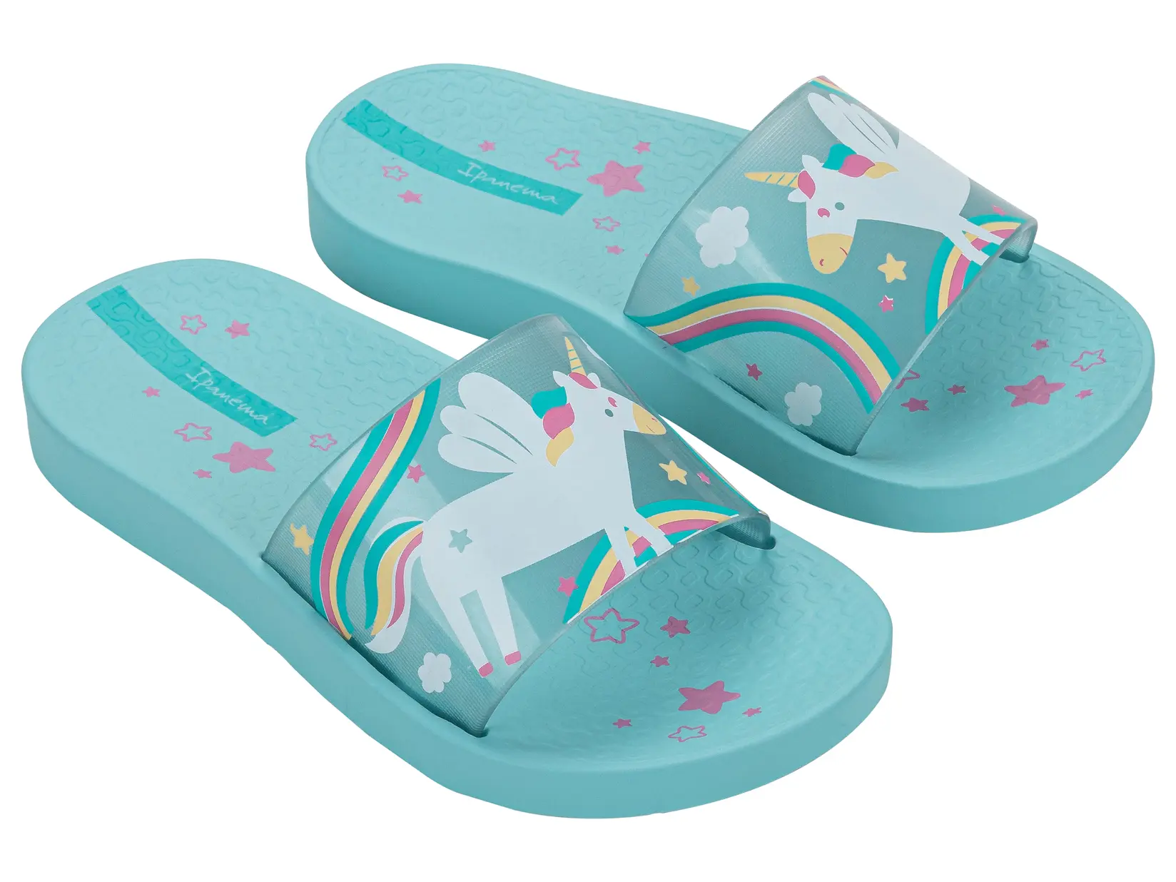 Ipanema Papuče za devojčice 83614-AY575, Urban VI Slide Kids, Svetloplave