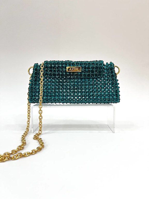 Azibi Ženska torba Tiffany, Zelena