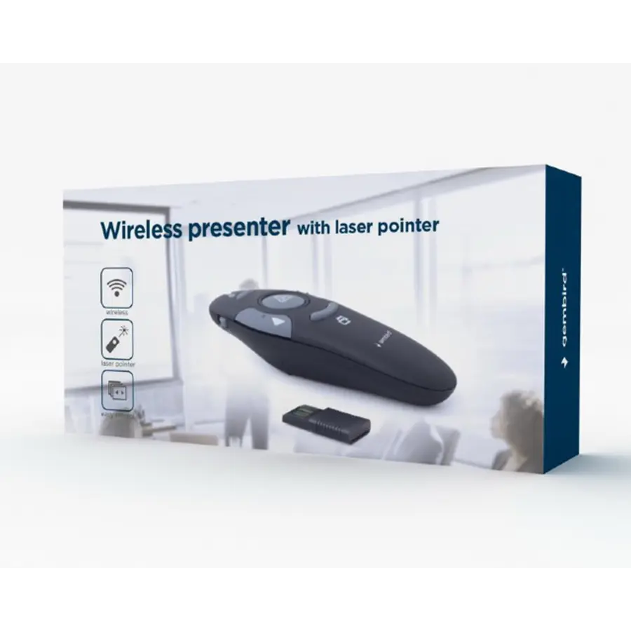Gembird Presenter + crveni laserski pokazivač WP-L-11