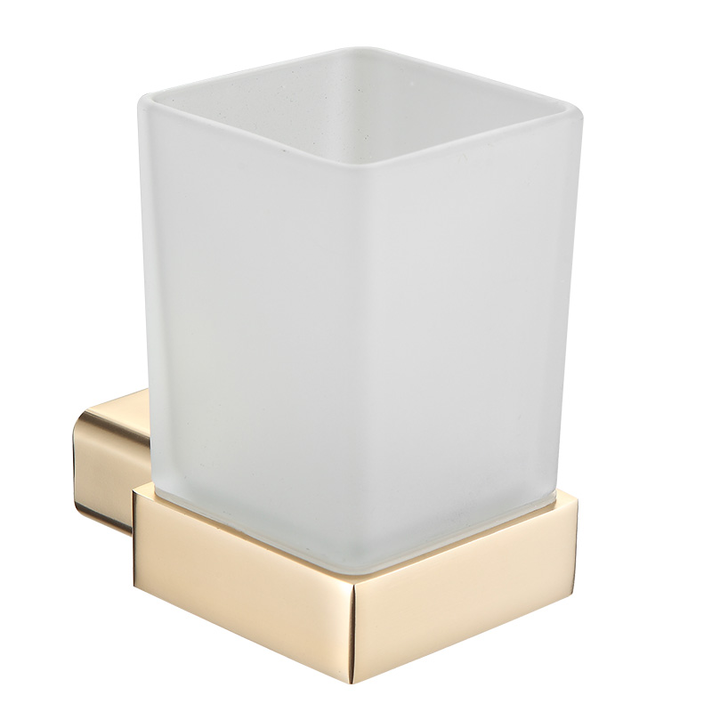 Držač čaše stakleni – Alu gold