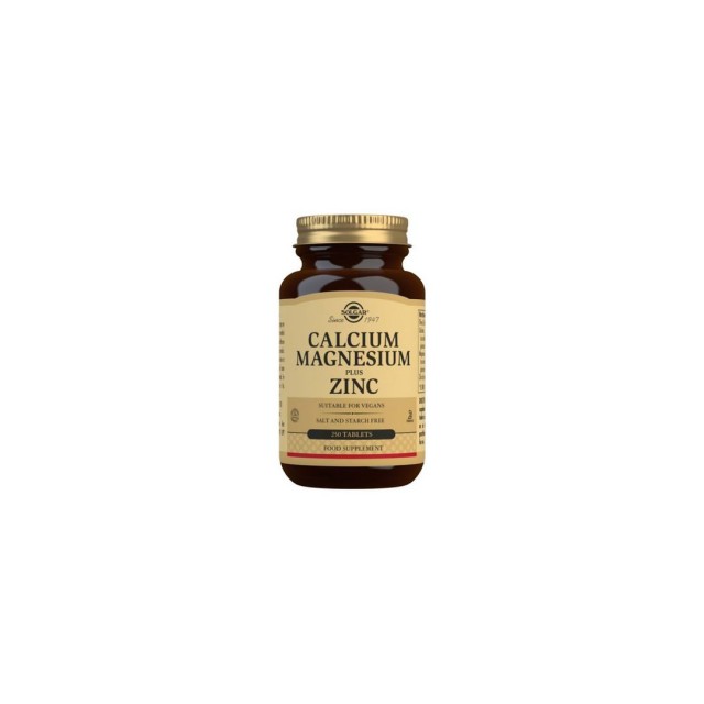 SOLGAR CALCIUM MAGNESIUM + ZINC TABLETE A100