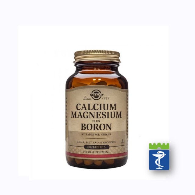 SOLGAR CALCIUM MAGNESIUM BORON TABLETE A100