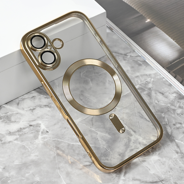 Zastitna maska (futrola) Magsafe Lux - iPhone 17 6.3 zlatna