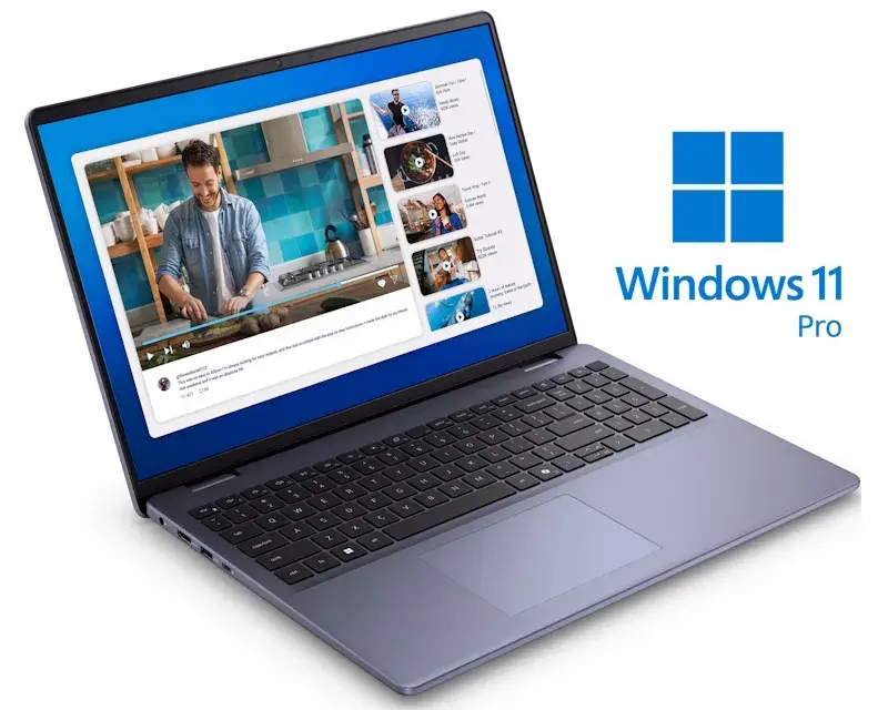 DELL Laptop 16 DC16251, 16", FHD+, 300nits, Core 7 150U, 32GB, 1TB SSD, Backlit, FP, Win11Pro