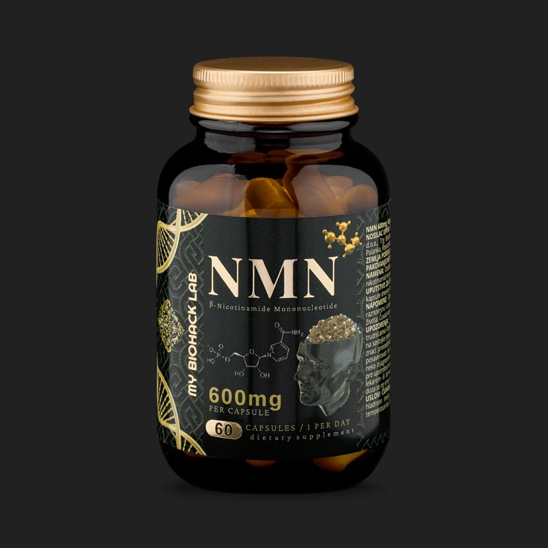NMN (β-Nicotinamide Mononucleotide) 600mg 60 KAPSULA MY BIOHACK LAB