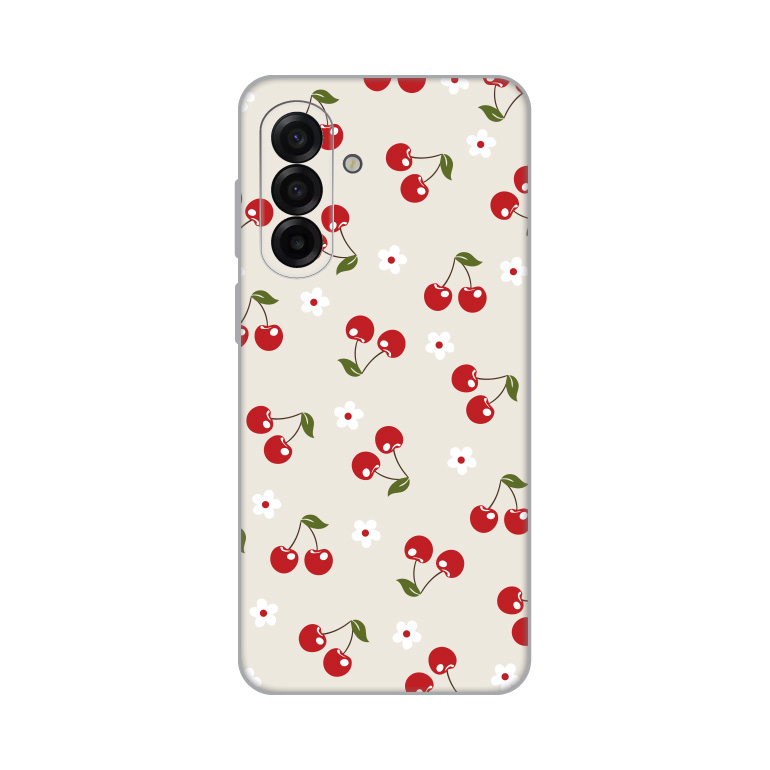 Zastitna silikonska maska (futrola) PRINT - Samsung A175 Galaxy A17 Cherry and Flowers