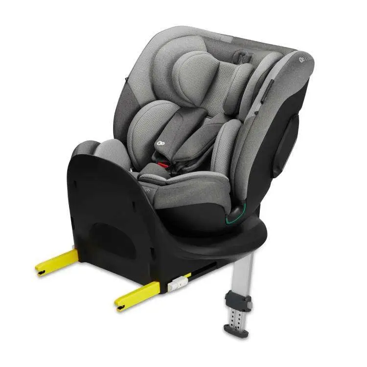 Kinderkraft auto-sedište I-Fix I veličina 40-150 cm hladno, sivo