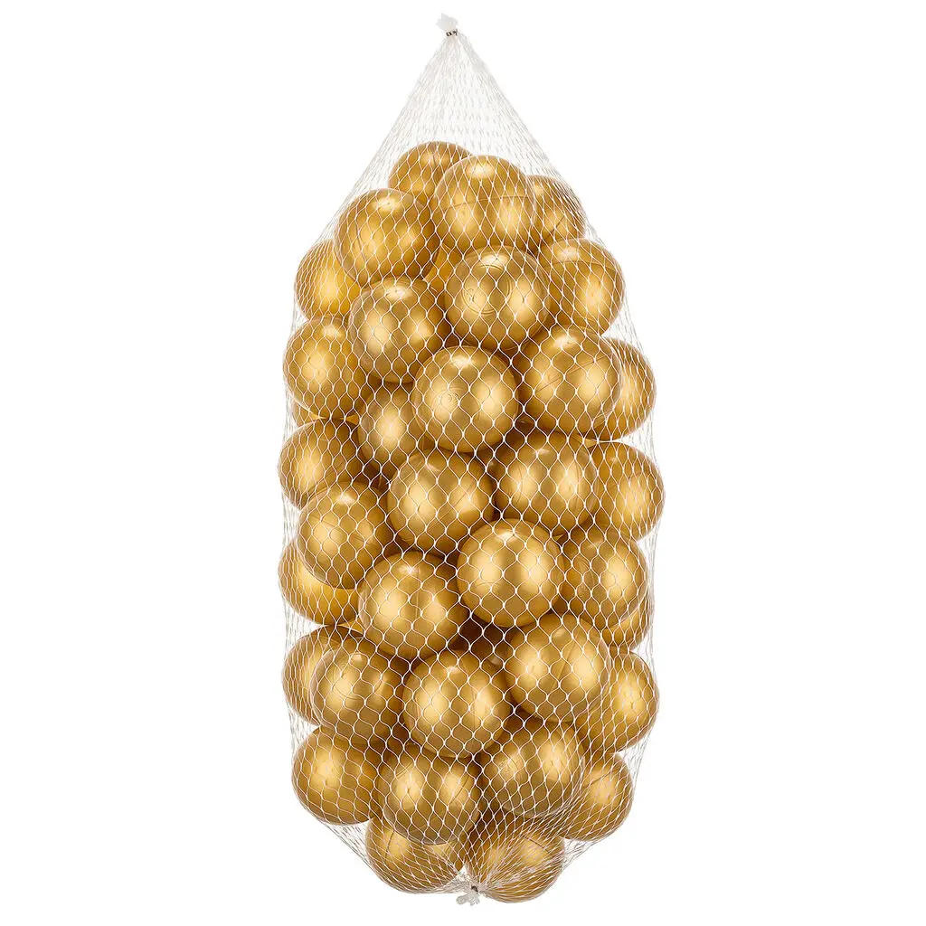 Aberto Design Pakovanje lopti, 50 komada, Zlatne boje