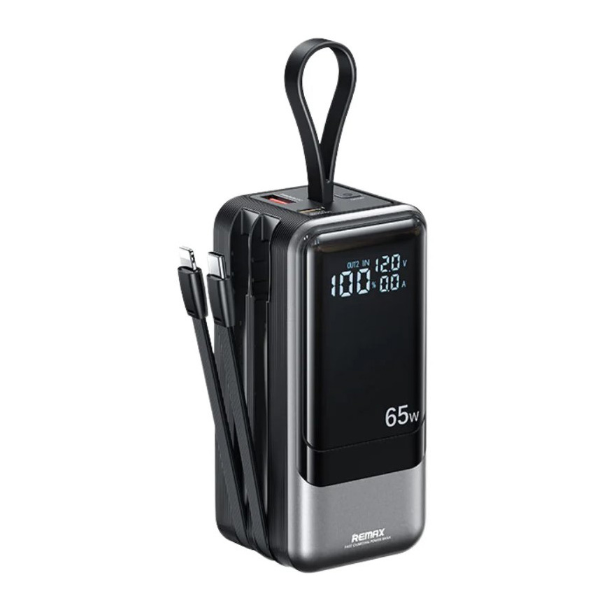 Univerzalna Back Up Baterija prenosiva baterija REMAX Dinba Series RPP-59 65W+60W PD+QC Fast Charging 20000mAh crni