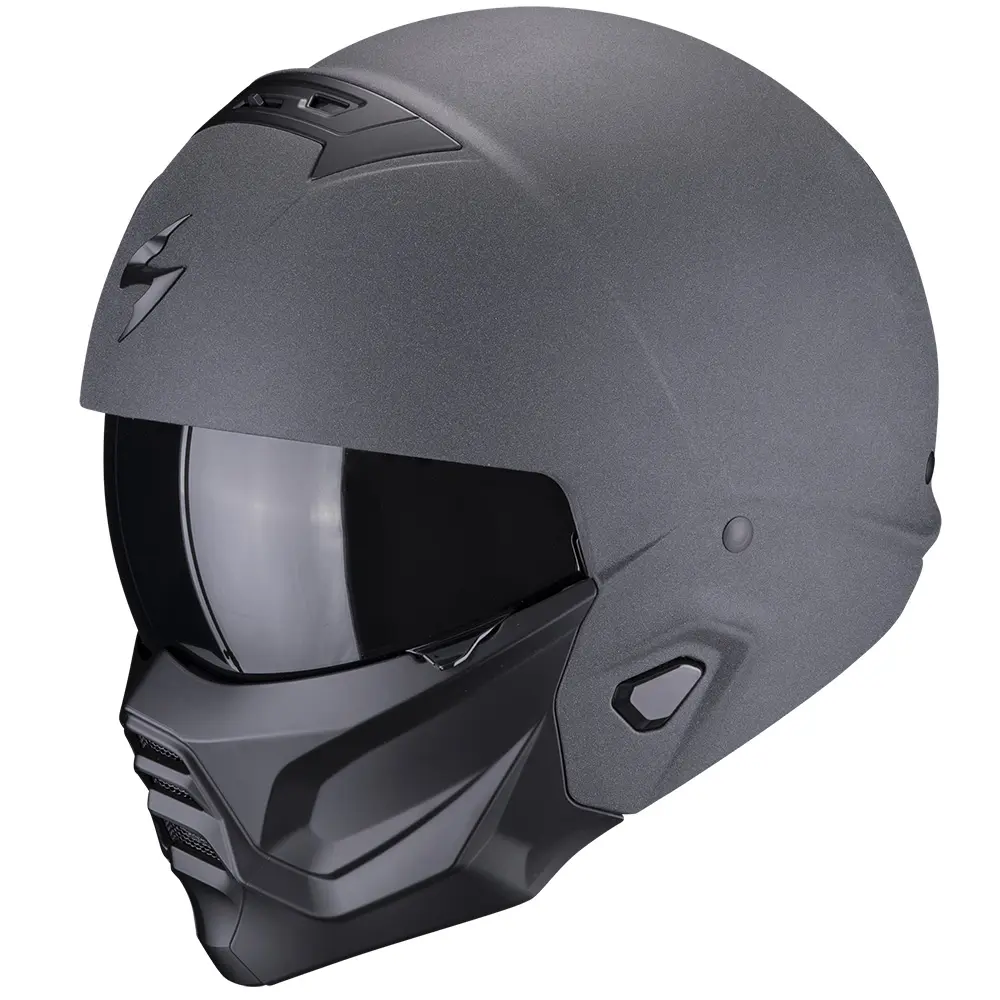 Scorpion Kaciga za motor EXO-COMBAT II GRAPHITE, Tamnosiva