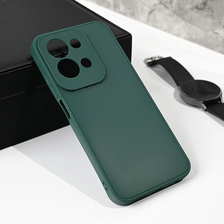 Zastitna maska (futrola) 3D Camera - Xiaomi Redmi 15C 4G(173mm) tamno zelena