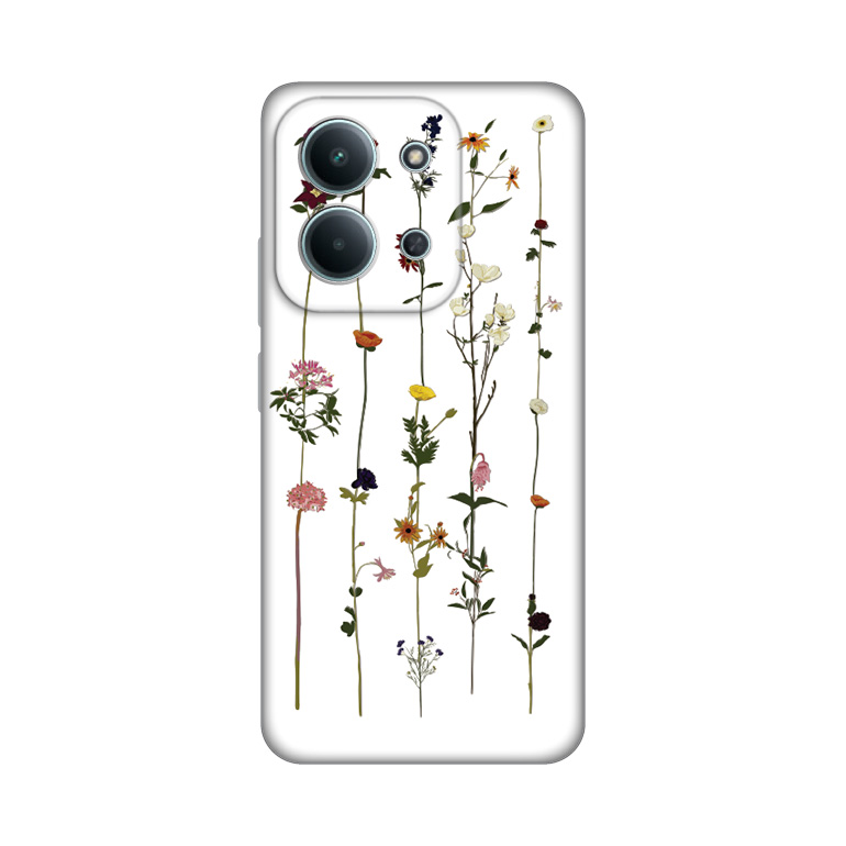 Zastitna ultra tanka (skin) maska / futrola PRINT - Xiaomi Redmi 15C 4G Flower