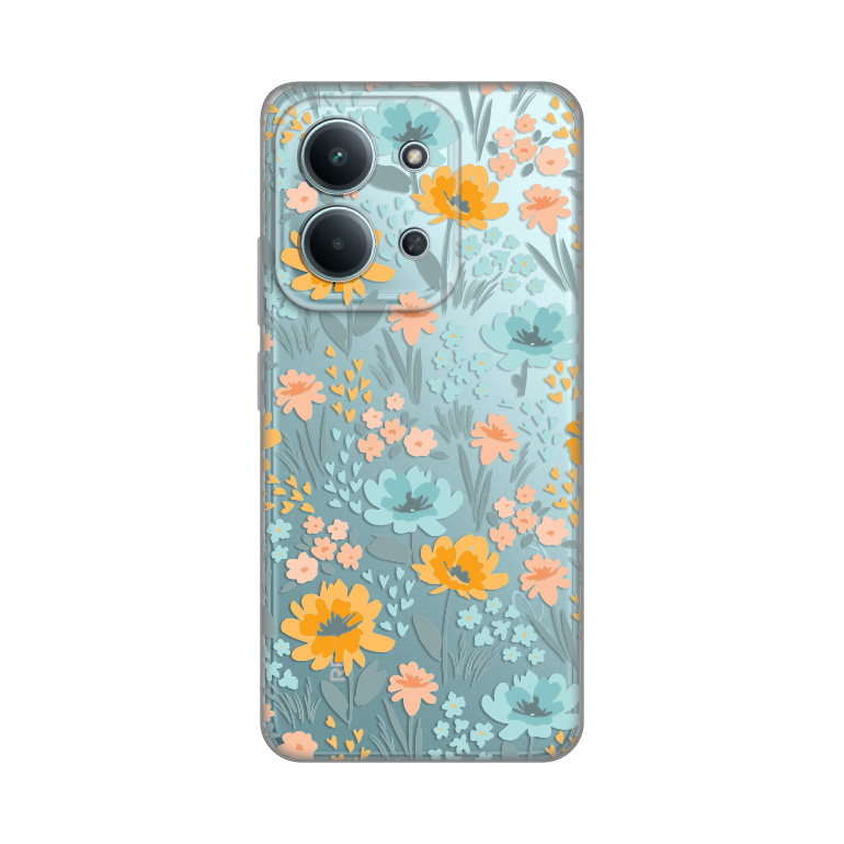 Zastitna ultra tanka (skin) maska / futrola PRINT - Xiaomi Redmi 15C 4G Lovely Flowers