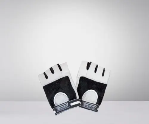 Pansport Frotirne rukavice XXL, Belo-crne