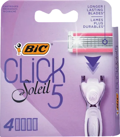BICCLICK 5 Soleil dopune za ženski brijač, 4 kom