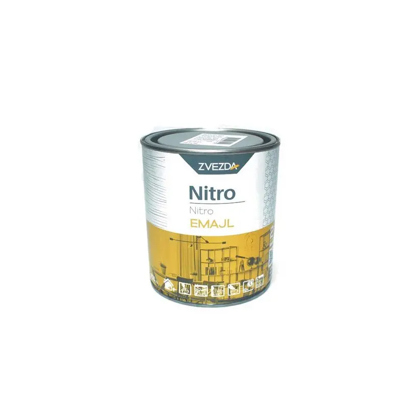 HELIOS Nitro emajl za drvo i metal 0.75l beli