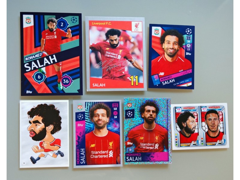 Mohamed SALAH Liverpool - LOT slicica i kartica!