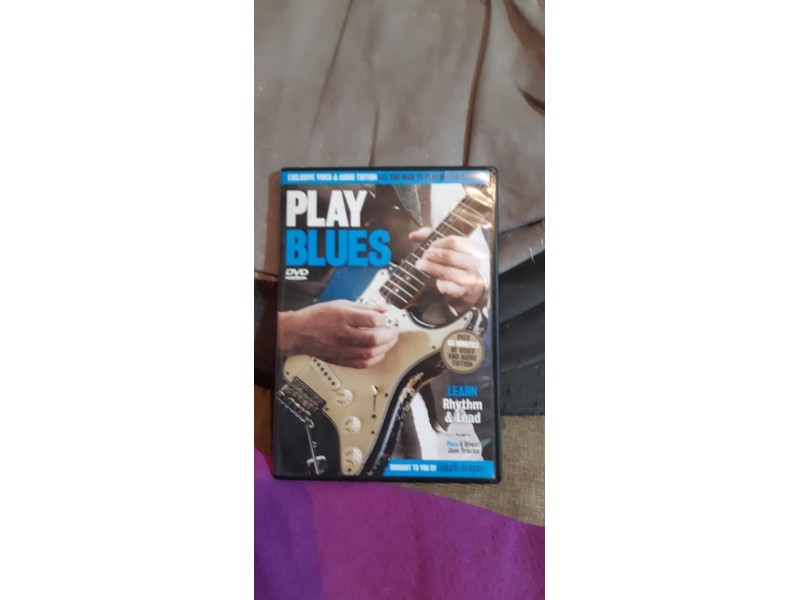 RASPRODAJA: Play BLUES - DVD za ucenje sviranja gitare