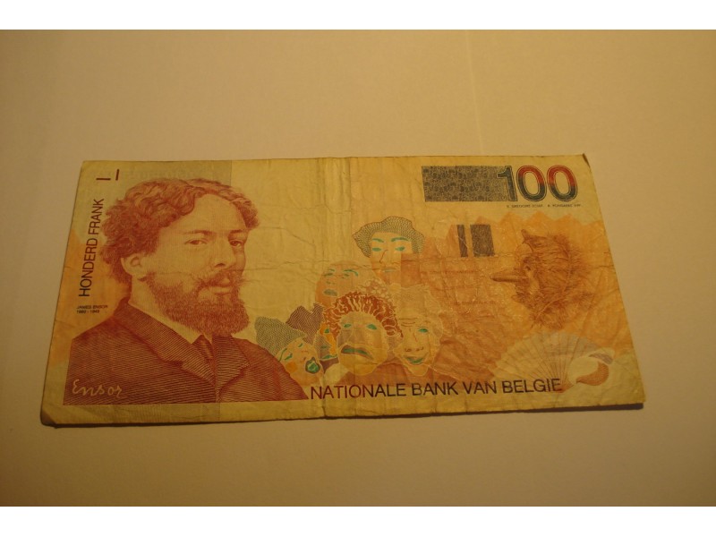 BELGIJA - 100 FRANACA - 1974