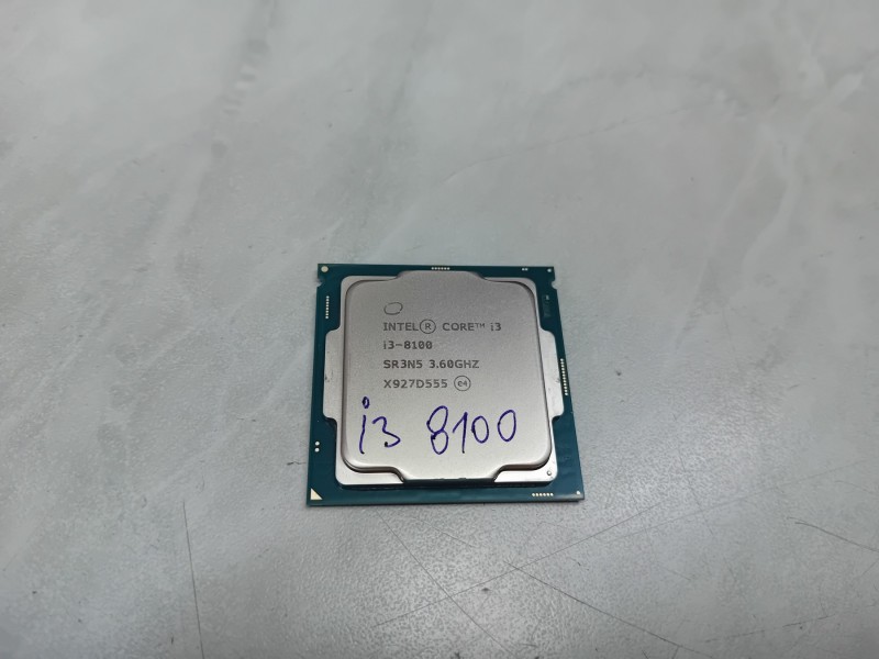 Intel i3-8100, socket 1151, 3.6Ghz 6MB Quad core isprav