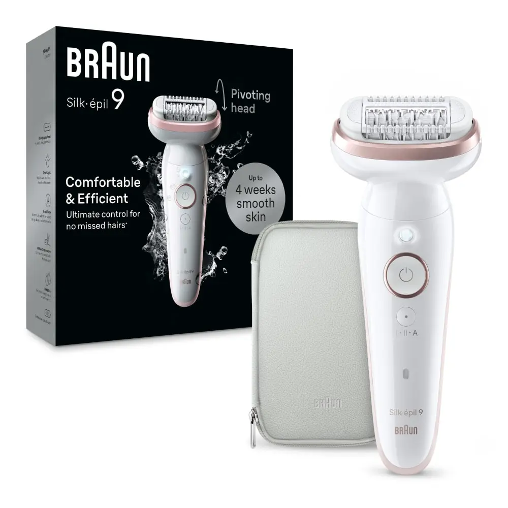BRAUN SES9-000 Epilator, Silk-épil 9, Beli