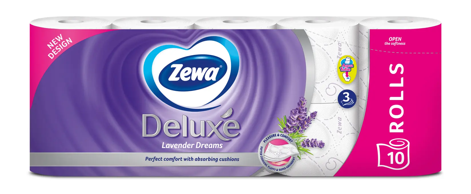 Zewa Deluxe Toalet papir Lavander dream, 10 komada