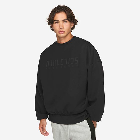 FEAR OF GOD ATHLETICS OVERSIZED CREWNECK 'BLACK'
